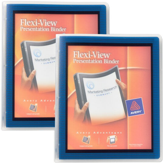 Binder - 1/2 Inch Avery Flexi-View Presentation Binder – Big Top of ...