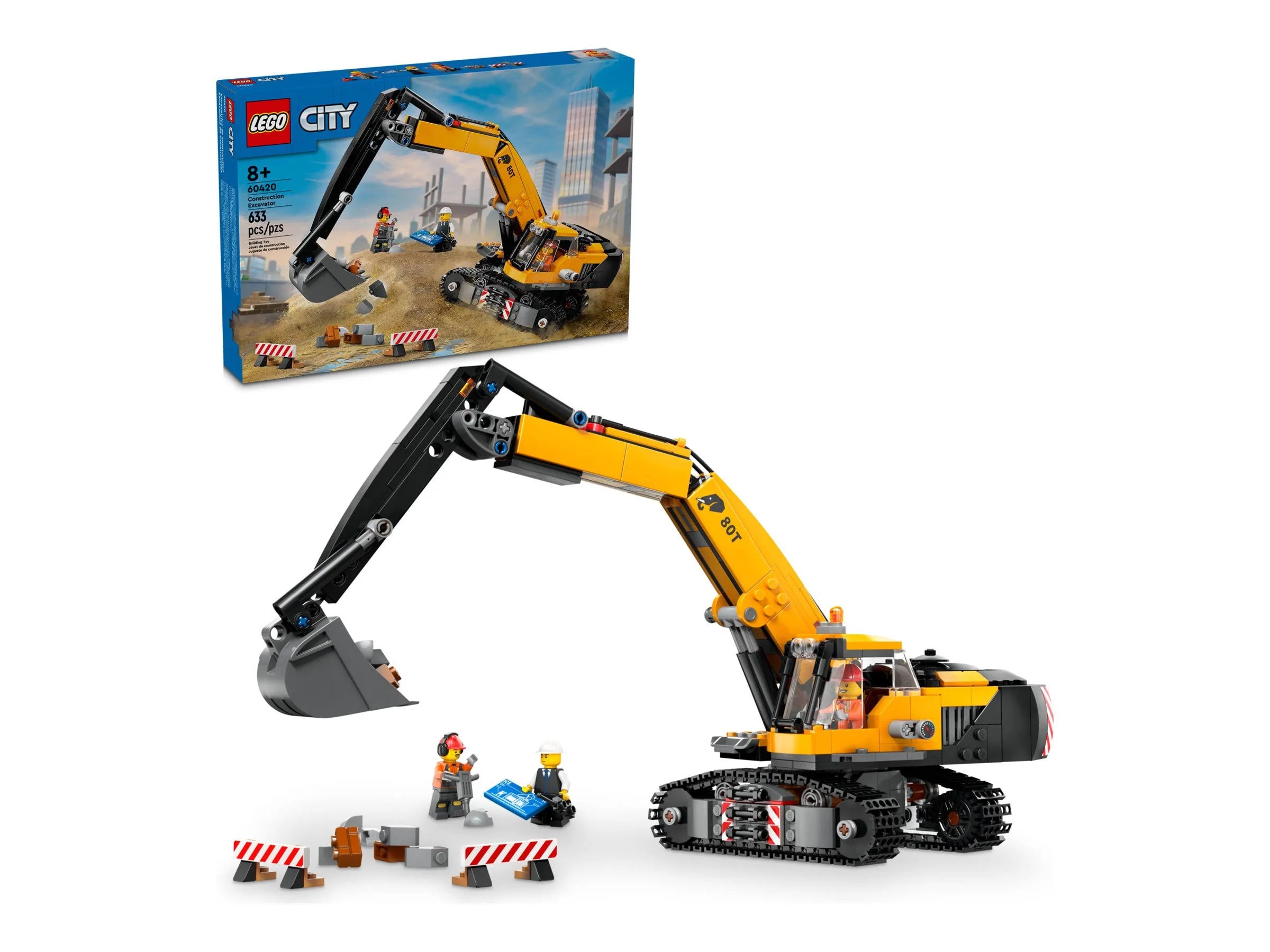 LEGO City 60420 Construction Excavator – Big Top of Scarsdale